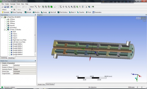 Helical baffle design in shell and tube type heat exchanger with CFD ...